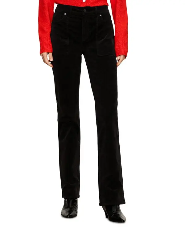 Sanctuary Play Date Velveteen High Rise Bootcut Jeans