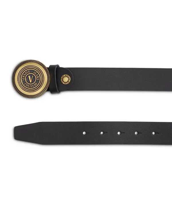 Versace Logo Leather Belt