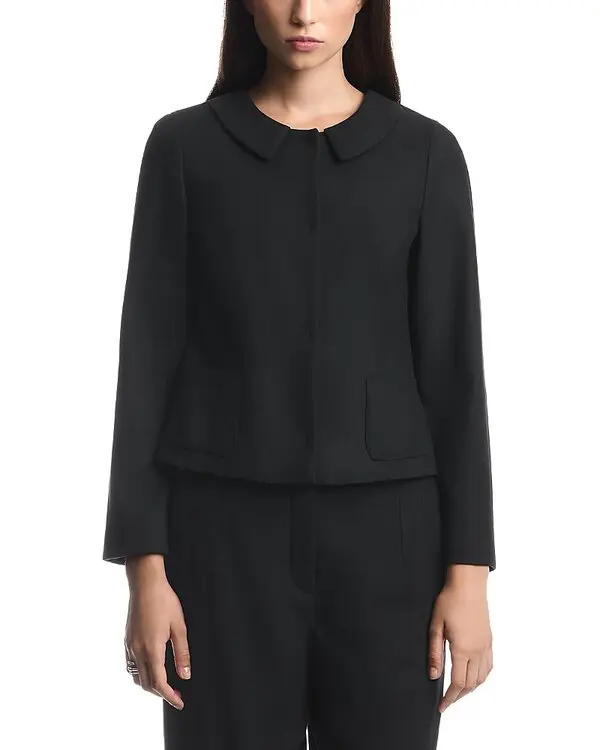 Emporio Armani Collared Stretch Blend Blazer