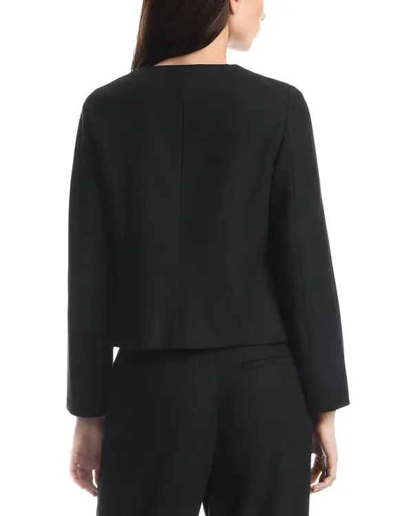 Emporio Armani Collared Stretch Blend Blazer