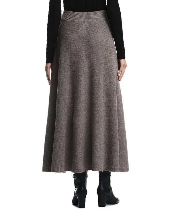 Emporio Armani Wool & Cashmere Pull On Skirt
