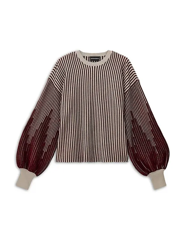 Emporio Armani Bicolor Crewneck Sweater