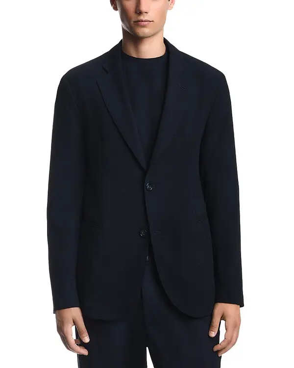 Emporio Armani Tailored Fit Single Breasted Suit Jacket - Anthracite