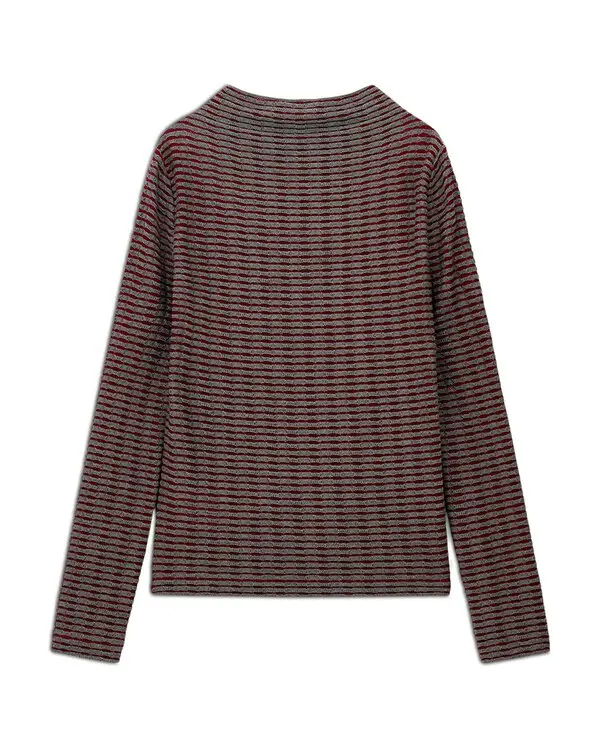 Emporio Armani Striped Jacquard Jersey Sweater