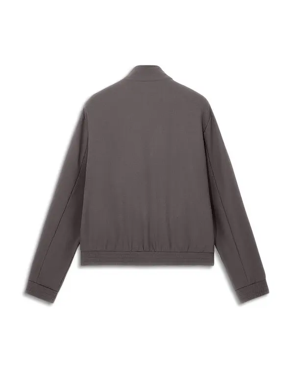 Emporio Armani 3d Crepe Jersey Blouson Jacket