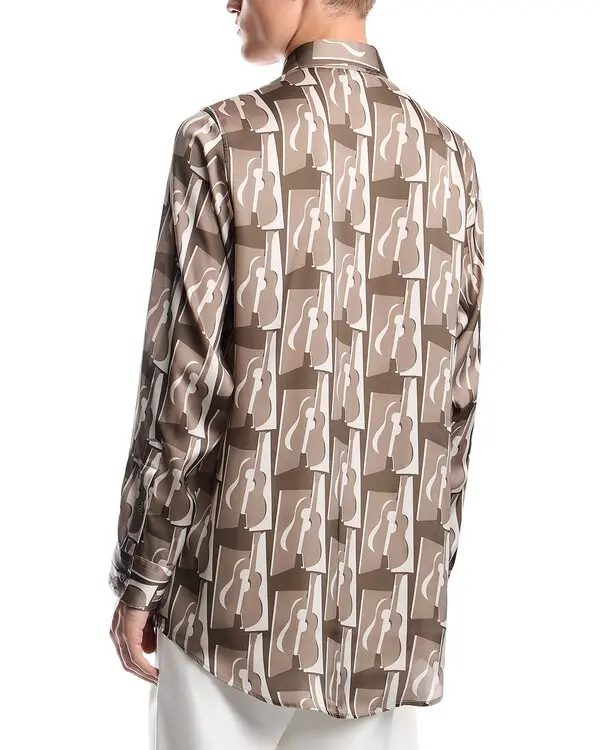 Emporio Armani Printed Long Sleeve Shirt