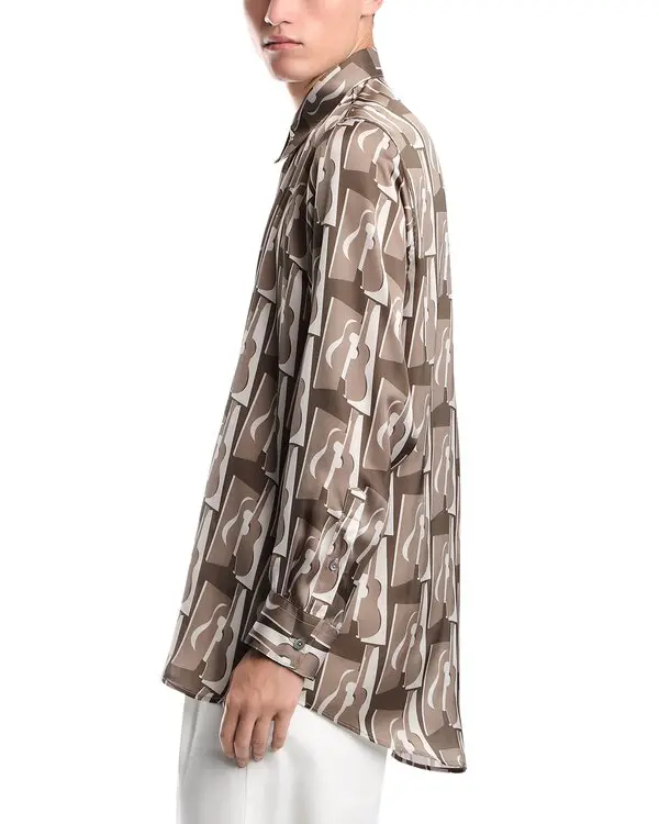 Emporio Armani Printed Long Sleeve Shirt