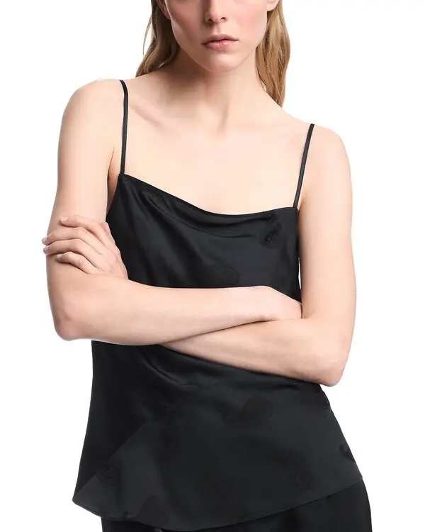 Emporio Armani Cowl Neck Bias Seam Camisole