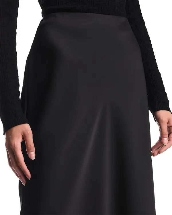 Emporio Armani Satin Pull On Skirt