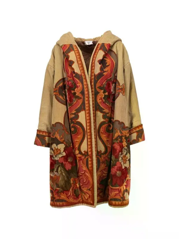 Valentino Garavani Floral-print Hooded Coat