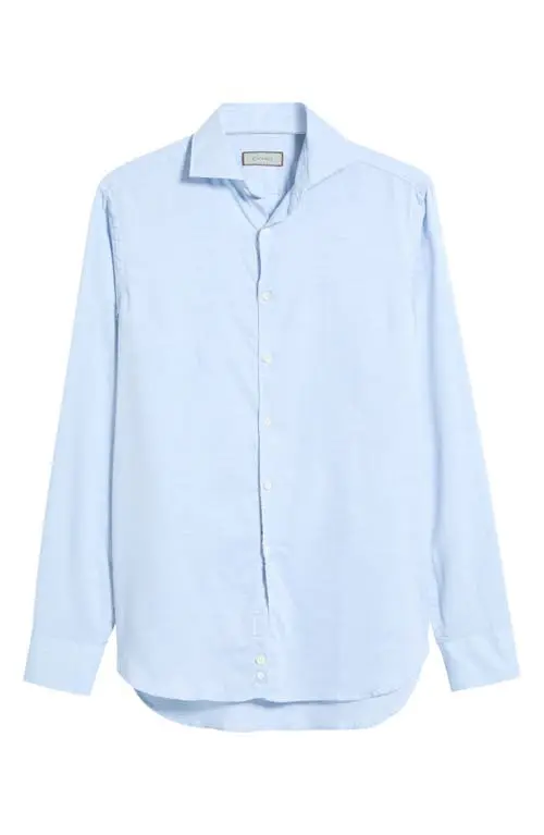 Canali Regular Fit Herringbone Shirt