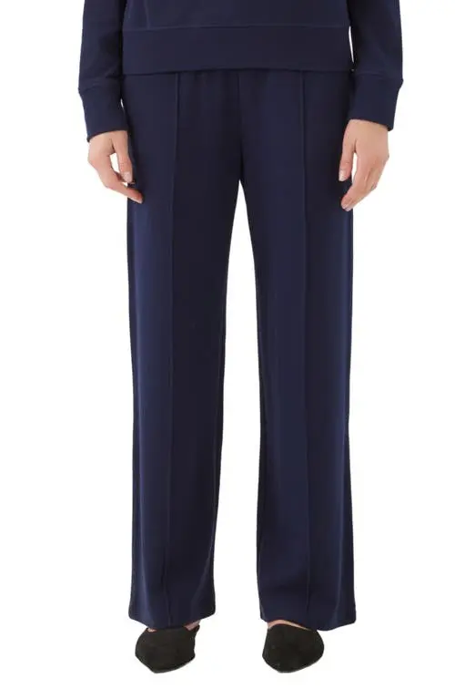 Karen Kane Pintuck Drawstring Wide Leg Sweatpants