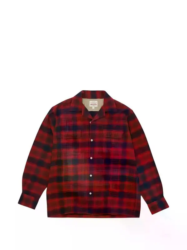 FORTELA Baker Plaid Cotton Overshirt
