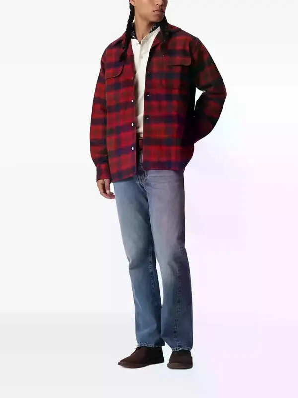 FORTELA Baker Plaid Cotton Overshirt