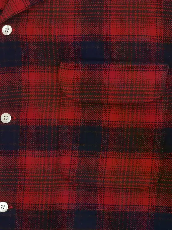 FORTELA Baker Plaid Cotton Overshirt