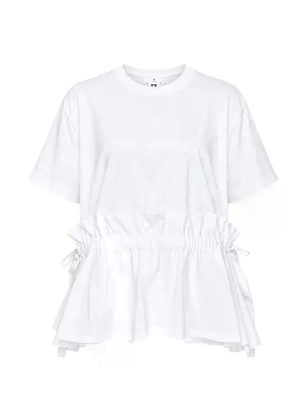 Noir Kei Ninomiya Ruffled Drawstring T-shirt