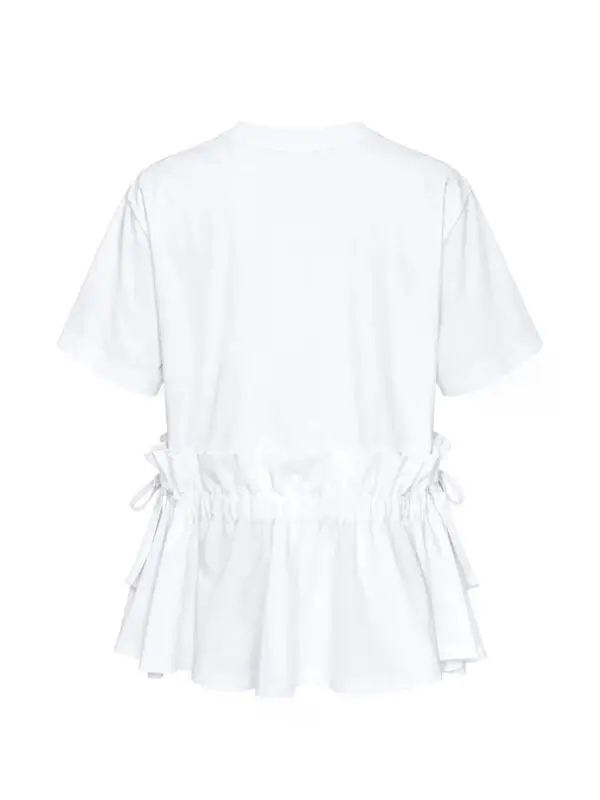 Noir Kei Ninomiya Ruffled Drawstring T-shirt