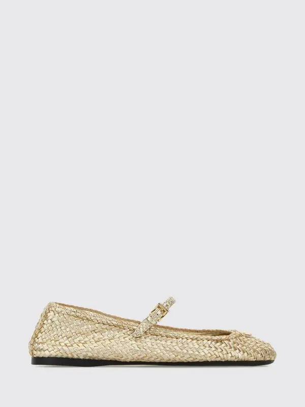 Prada Woven Leather Ballerinas