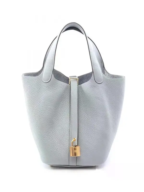 Hermès 2026 Clemence Picotin Lock 18 Handbag - Blue
