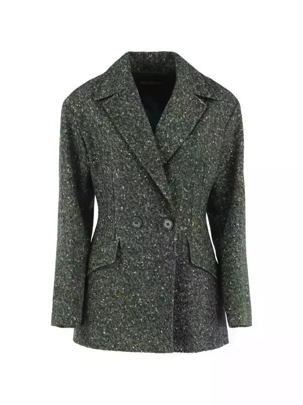 Max Mara Double-breasted Bouclé Blazer