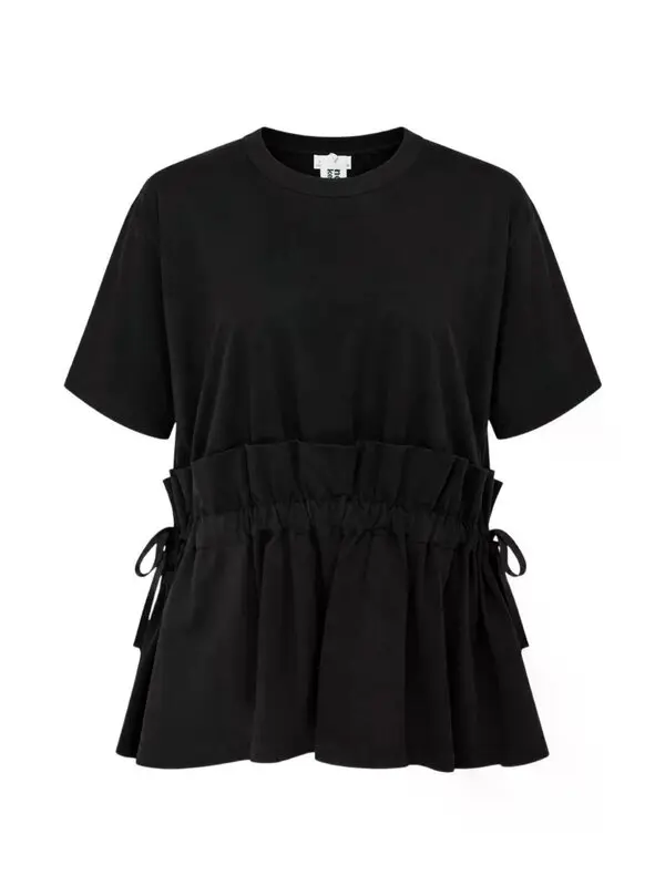 Noir Kei Ninomiya Ruffled Drawstring T-shirt