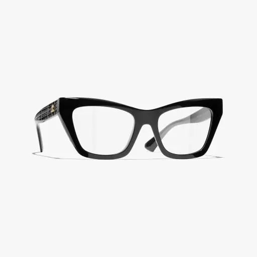 Chanel Cat-eye Eyeglasses - Black