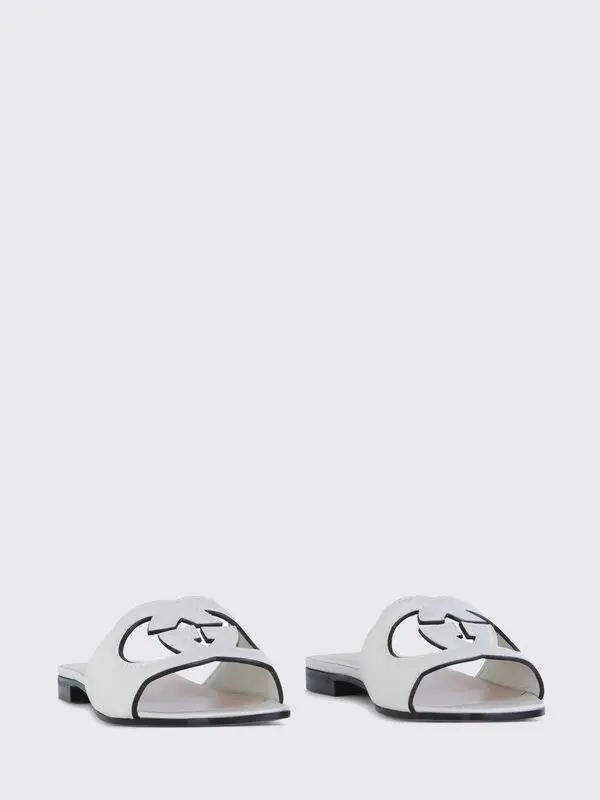 Gucci Interlocking G Leather Mules