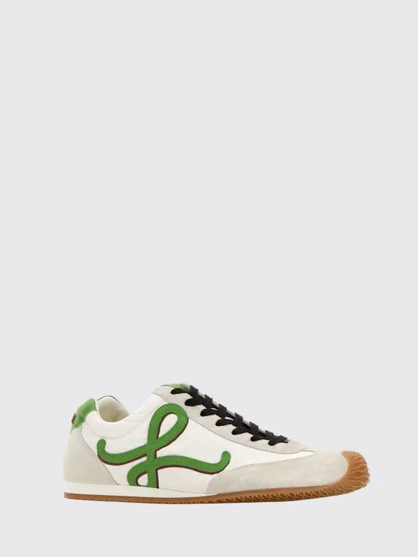 Loewe Ballet Runner 2.0 Sneakers In Nylon And Suede - White