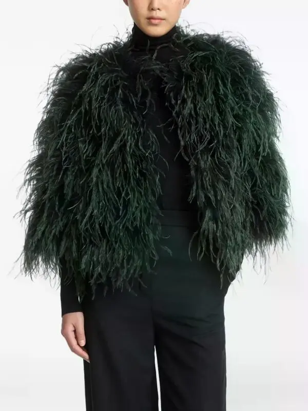 YVES SALOMON Feather-embellished Jacket