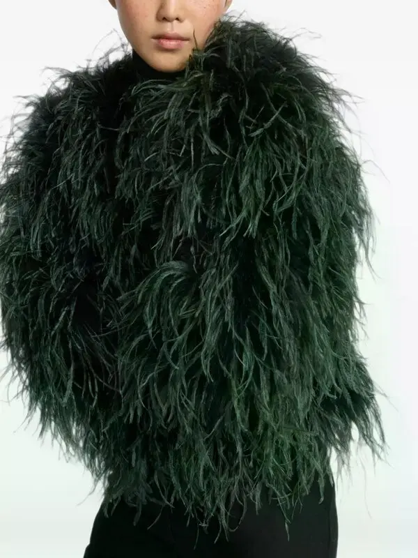 YVES SALOMON Feather-embellished Jacket