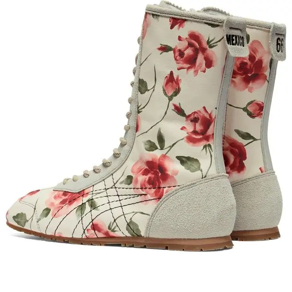 Onitsuka Tiger Mexico 66 Square Boots 'floral White Cream