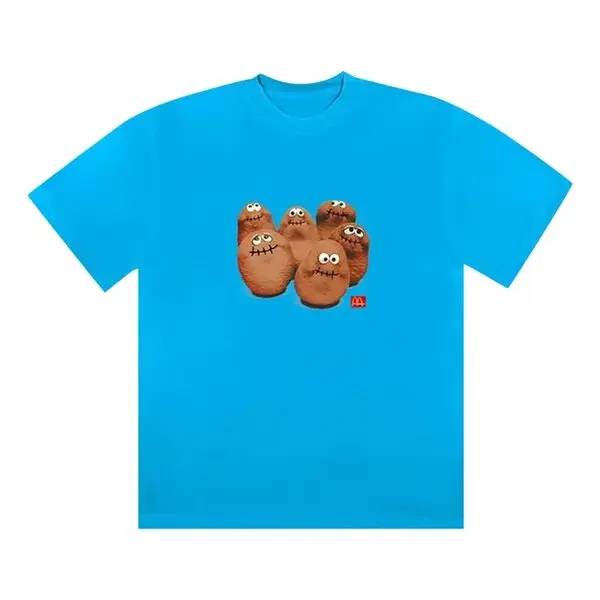 TRAVIS SCOTT Cactus Jack X Mcdonald's Squad T-shirt Ii 'sapphire
