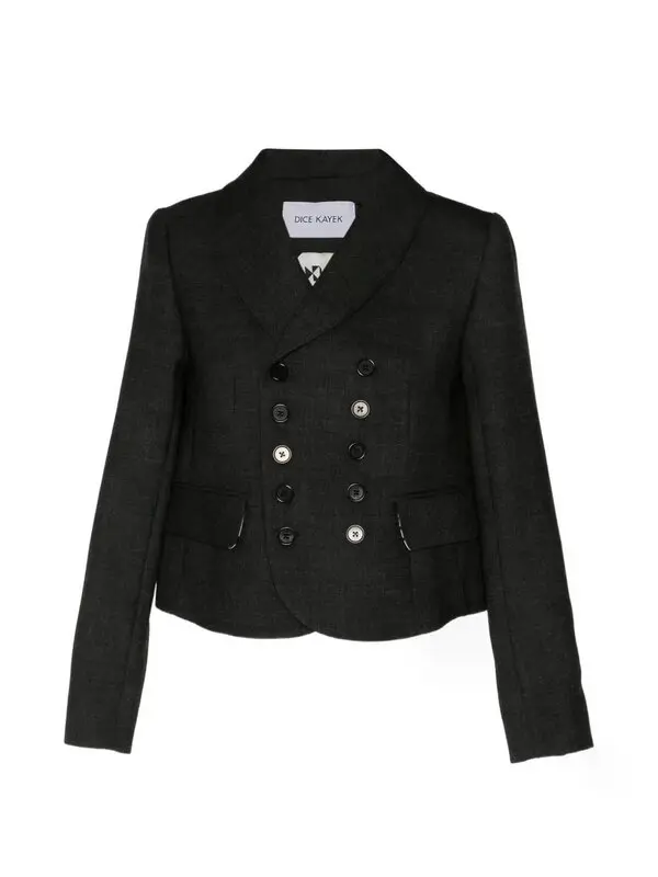 Dice Kayek Button-cuff Cropped Jacket