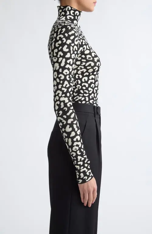 Carolina Herrera Silk Blend Turtleneck Sweater