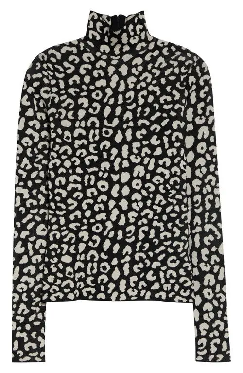 Carolina Herrera Silk Blend Turtleneck Sweater