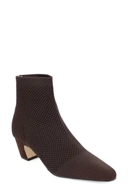 Pelle Moda Emeli Knit Bootie - Chocolate