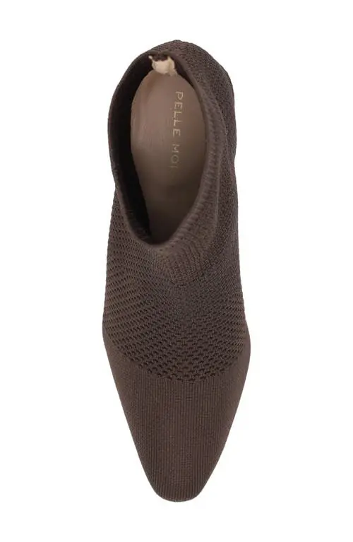 Pelle Moda Emeli Knit Bootie - Chocolate