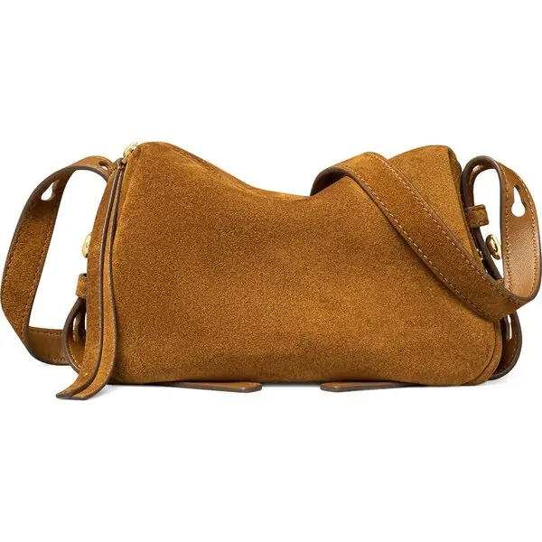 Tory Burch Romy Suede Soft Crossbody Bag