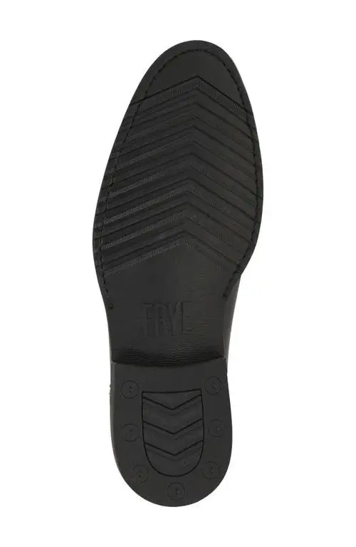 THE FRYE COMPANY Wyatt Pull On Leather Western Boot - Black