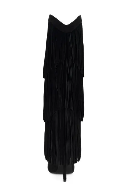 Nine West Genviv Fringe Knee High Boot