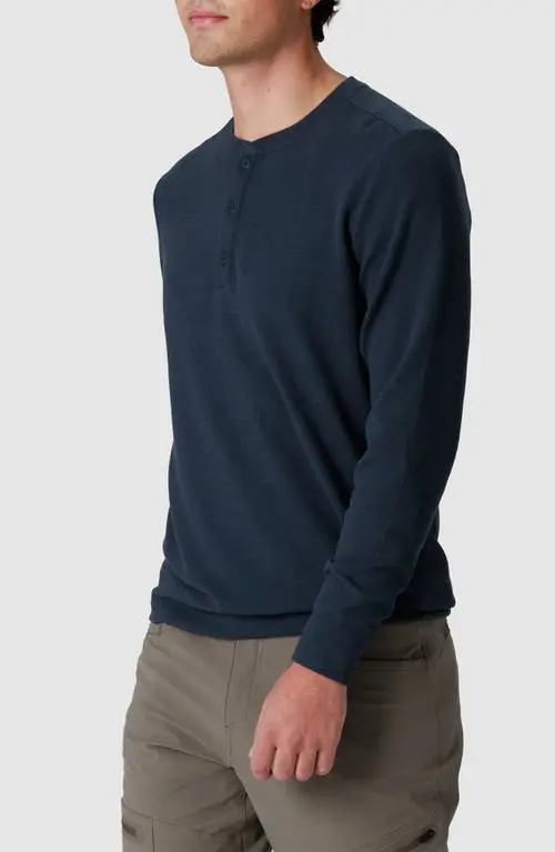 OUTDOOR RESEARCH Eclipse Waffle Long Sleeve Henley - Atlantic