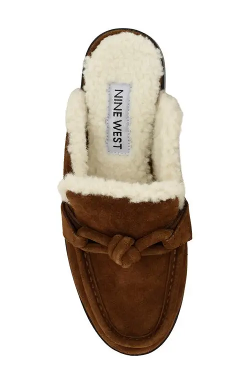 Nine West Mavey Leather Flat Mule - Mbr01