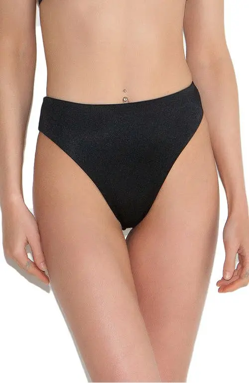 CHERINA BEACHWEAR George High-waisted Bikini Bottom - Black