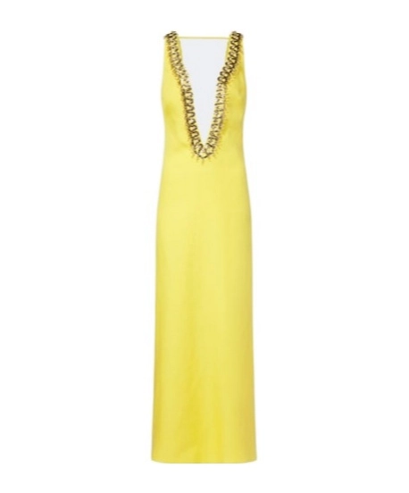 Valentino Garavani Embellished Linen Gown - No