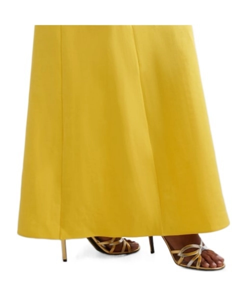 Valentino Garavani Embellished Linen Gown