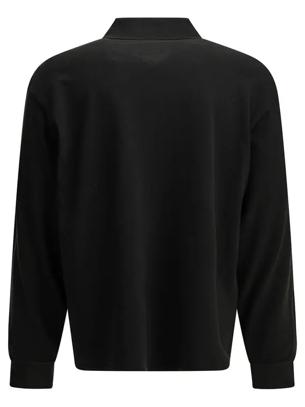 StÜssy Logo Long Sleeve Polo Shirt