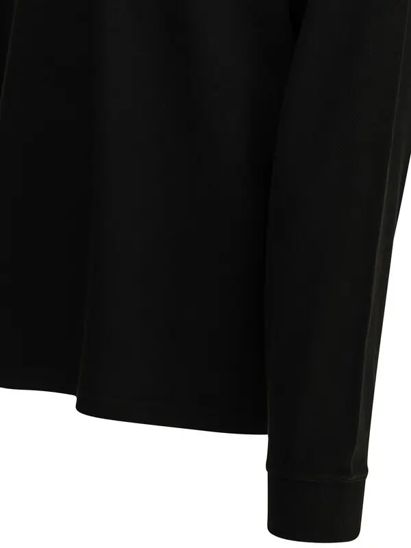 StÜssy Logo Long Sleeve Polo Shirt