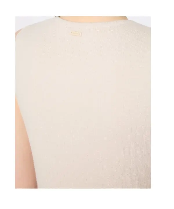 Max Mara Sleeveless Wool And Cashmere Sweater