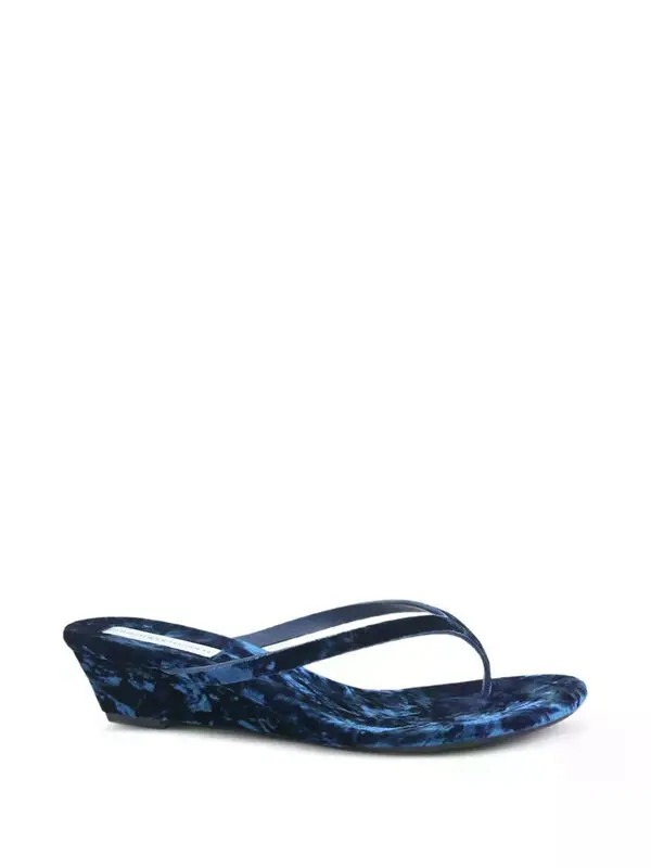Christopher Esber Scala Velvet Wedge Pumps