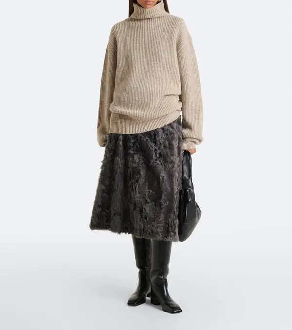 LEMAIRE Alpaca And Yak Turtleneck Sweater